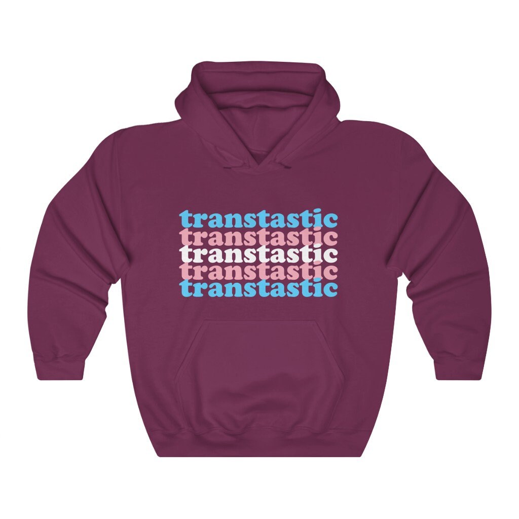 Transtastic Trans Rights Hoodie Trans Lives Matter Hooded - Etsy