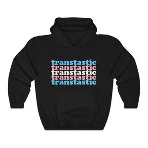 Transtastic Trans Rights Hoodie Trans Lives Matter Hooded - Etsy