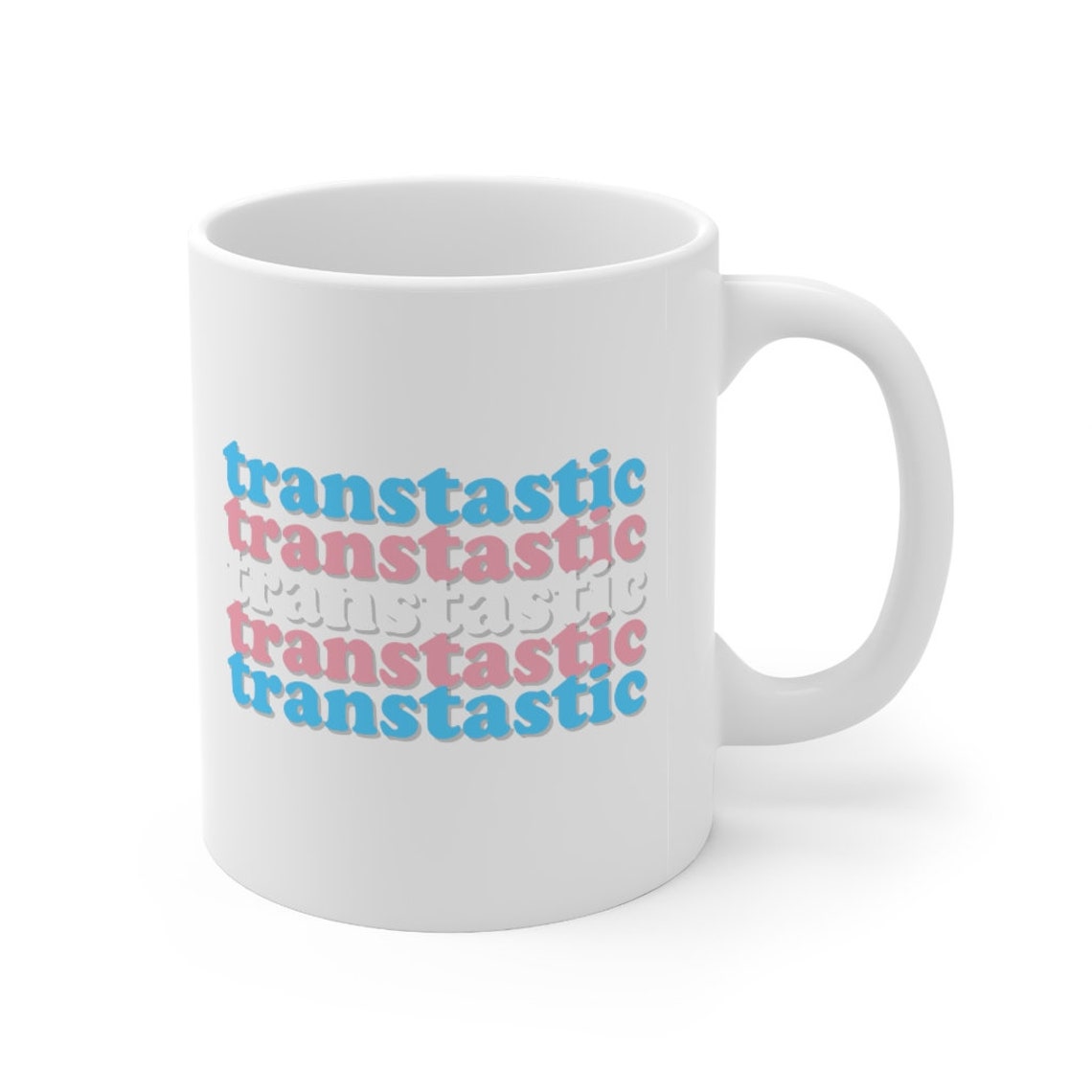 Transtastic Trans Rights Mug LGBTQ Coffee Mug Transgender | Etsy