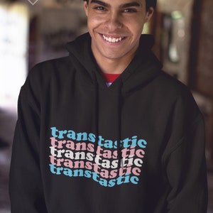 Transtastic Trans Rights Hoodie Trans Lives Matter Hooded - Etsy