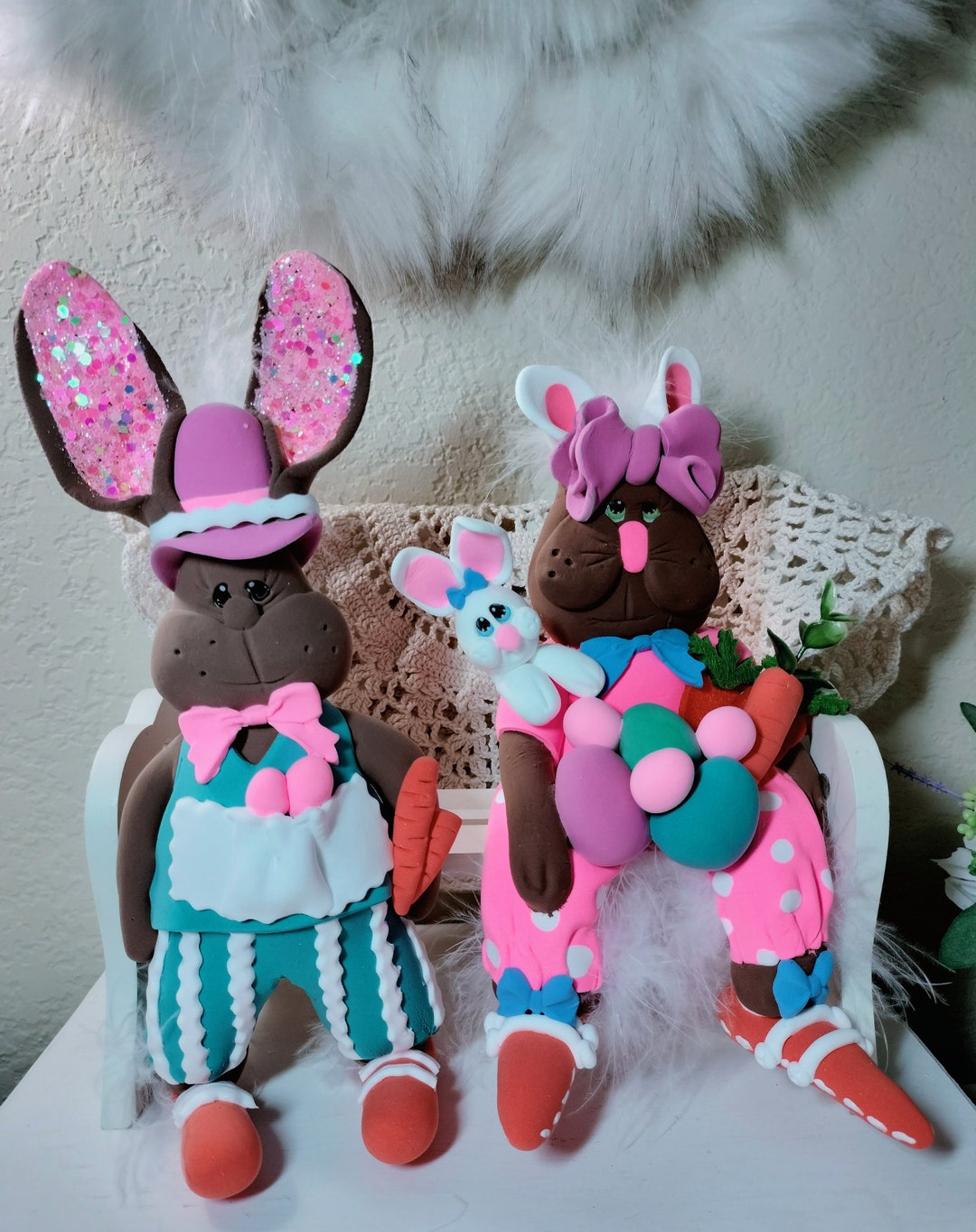 Adorable Girl and Boy Bunnies - Etsy