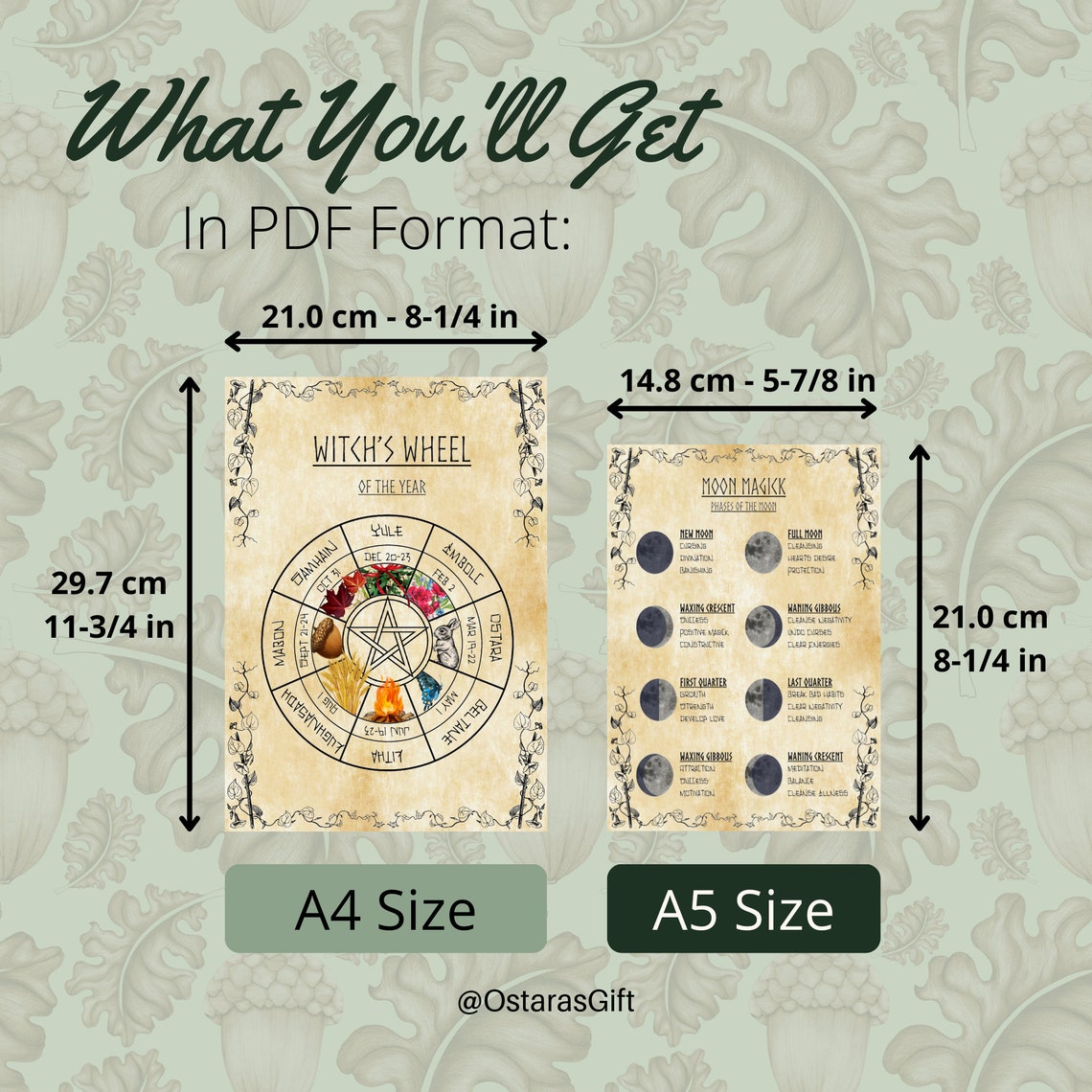 Spell and Magic Ritual Planner Witchy Spell Casting Printable ...