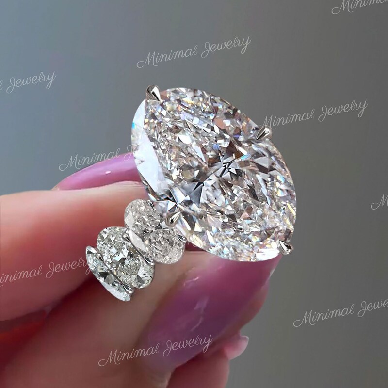 Wide Engagement Ring - Etsy