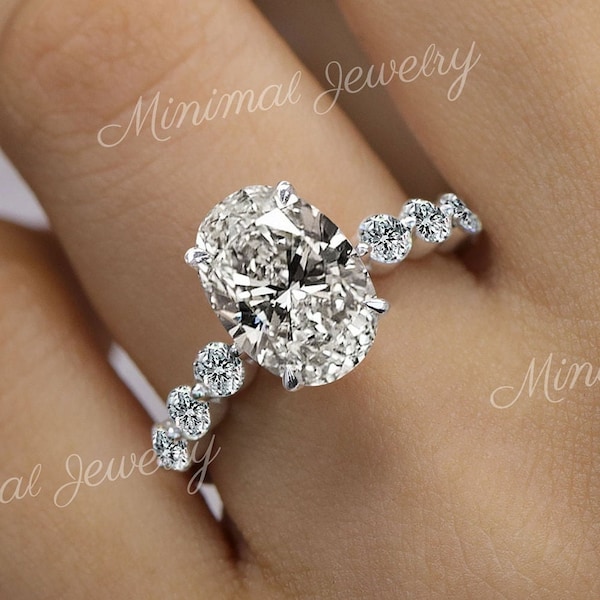 Bubble Band Engagement Ring - Etsy