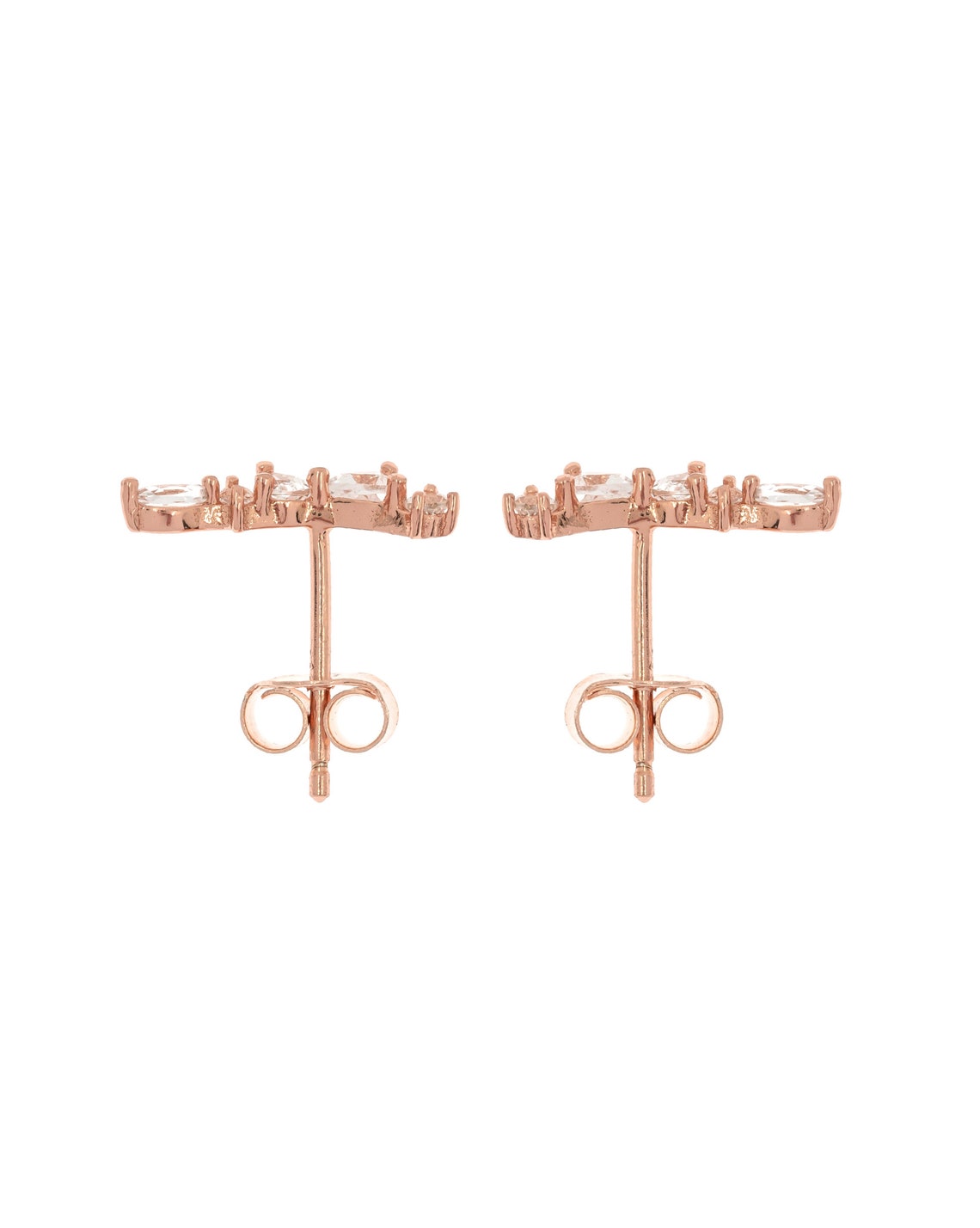 Diamond Stud Earrings14k Solid Gold Stud Earringsdiamond | Etsy