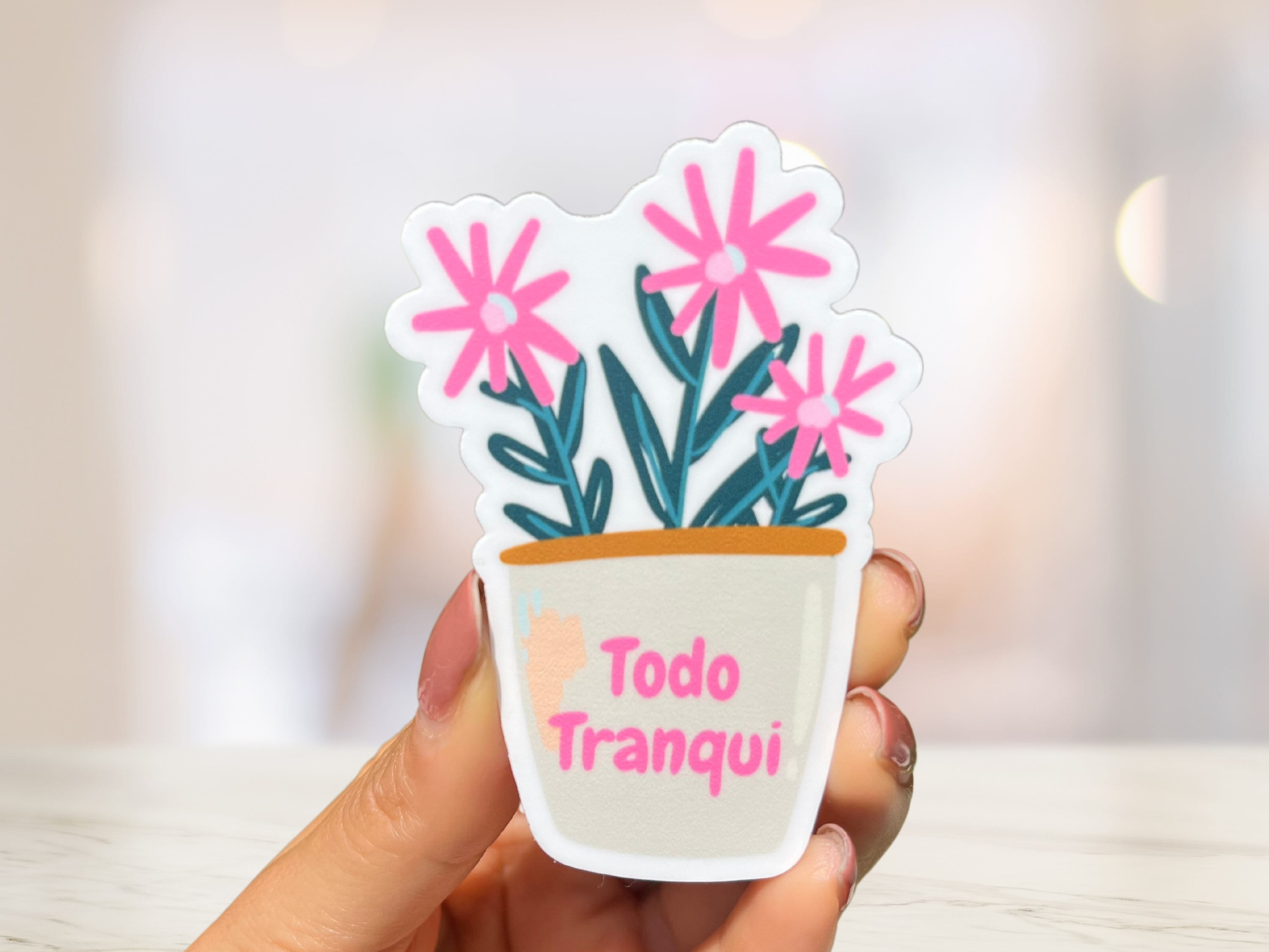 Latina Sticker/ Spanish Sticker/ Flower/ Laptop Sticker/ Funny Spanish ...