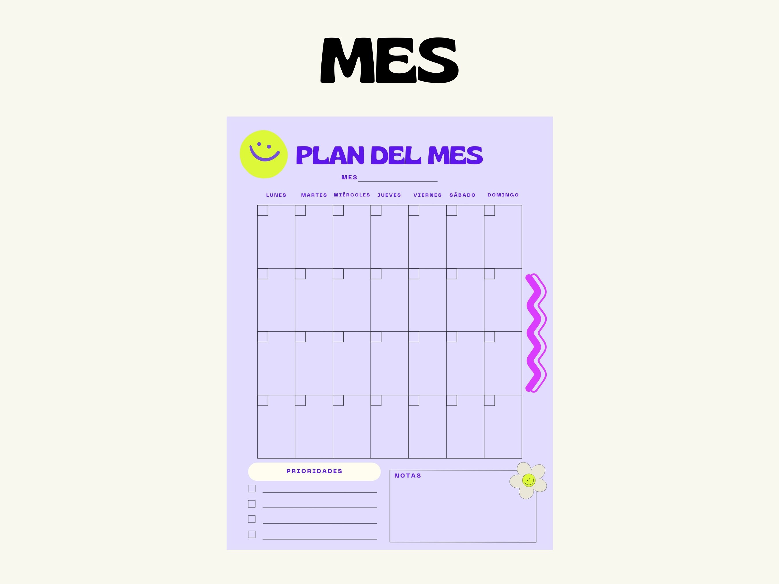 Printable Agenda Planner Spanish / Planificador Espanol/ Dia / Semana ...