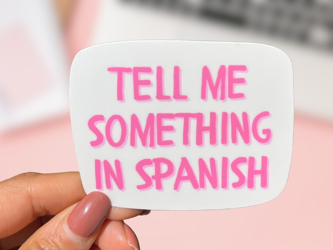 Latina Sticker/ Spanish Sticker/ Speak Spanish/ Laptop Sticker/ Funny ...