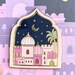 Enamel Pin-masjid in the Skies Gold Enamel Pin, Muslim Pin, Mosque ...