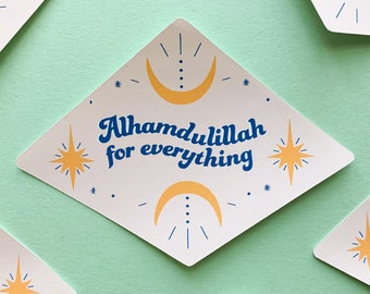 Hijabi Stickers, Alhamdulillah Islamic Stickers, Islam Variety Sticker ...