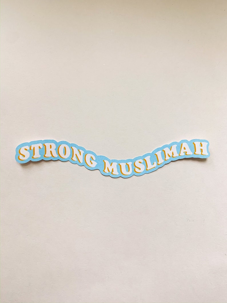 Strong Muslimah Stickercute Hijabi Stickercute Muslim - Etsy