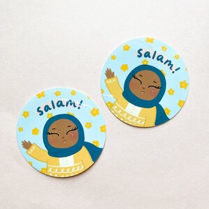 Salam Sticker Weatherproof Vinyl, Hydroflask Sticker, Islamic Sticker ...