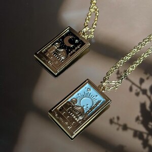 Necklace - as Shams & Al Qamr Sun and Moon Necklaces - Etsy