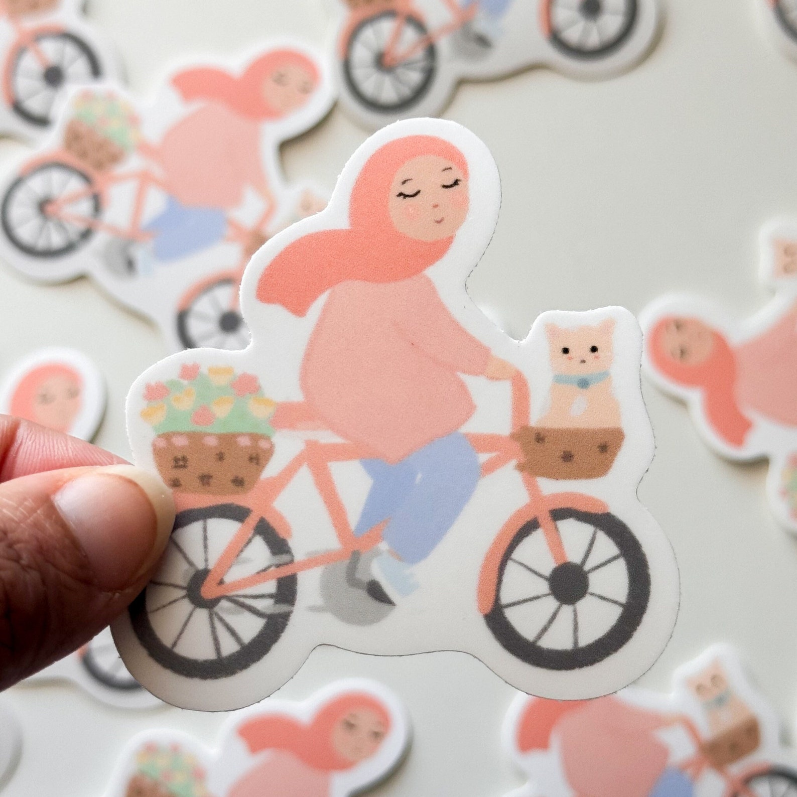 Sticker- Happy Hijab Day Vinyl Sticker Sticker,hijabi Sticker,cute ...