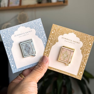 Enamel Pin - Shimmery Quran - Etsy