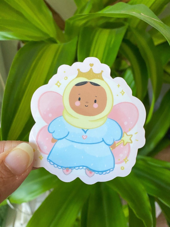 Sticker Hijabi Fairy Muslim Sticker Hijabi Sticker Cute | Etsy