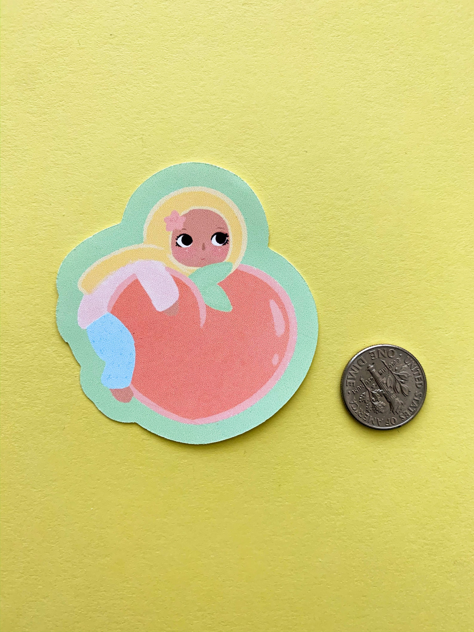 Lil Peach Hijabi Peachy Sticker Peach Sticker Cute - Etsy