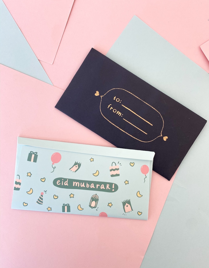 Digital Download Eid Money Envelope Printable Eidi Envelope | Etsy