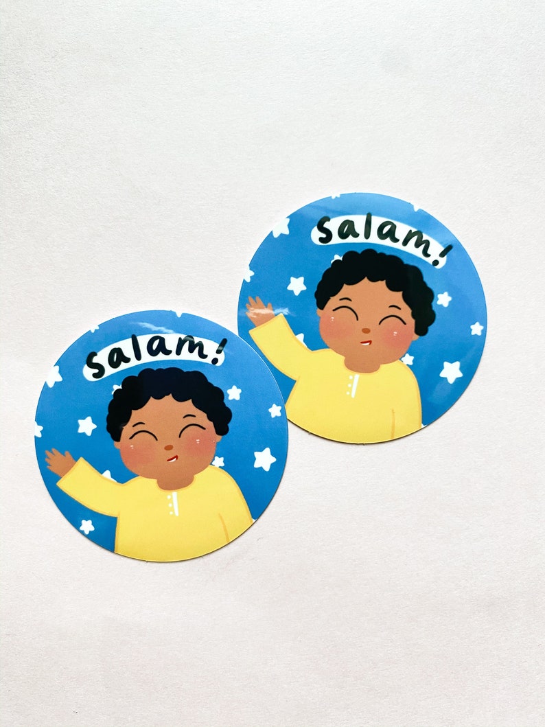 Salam Sticker Weatherproof Vinyl Hydroflask Sticker Islamic - Etsy