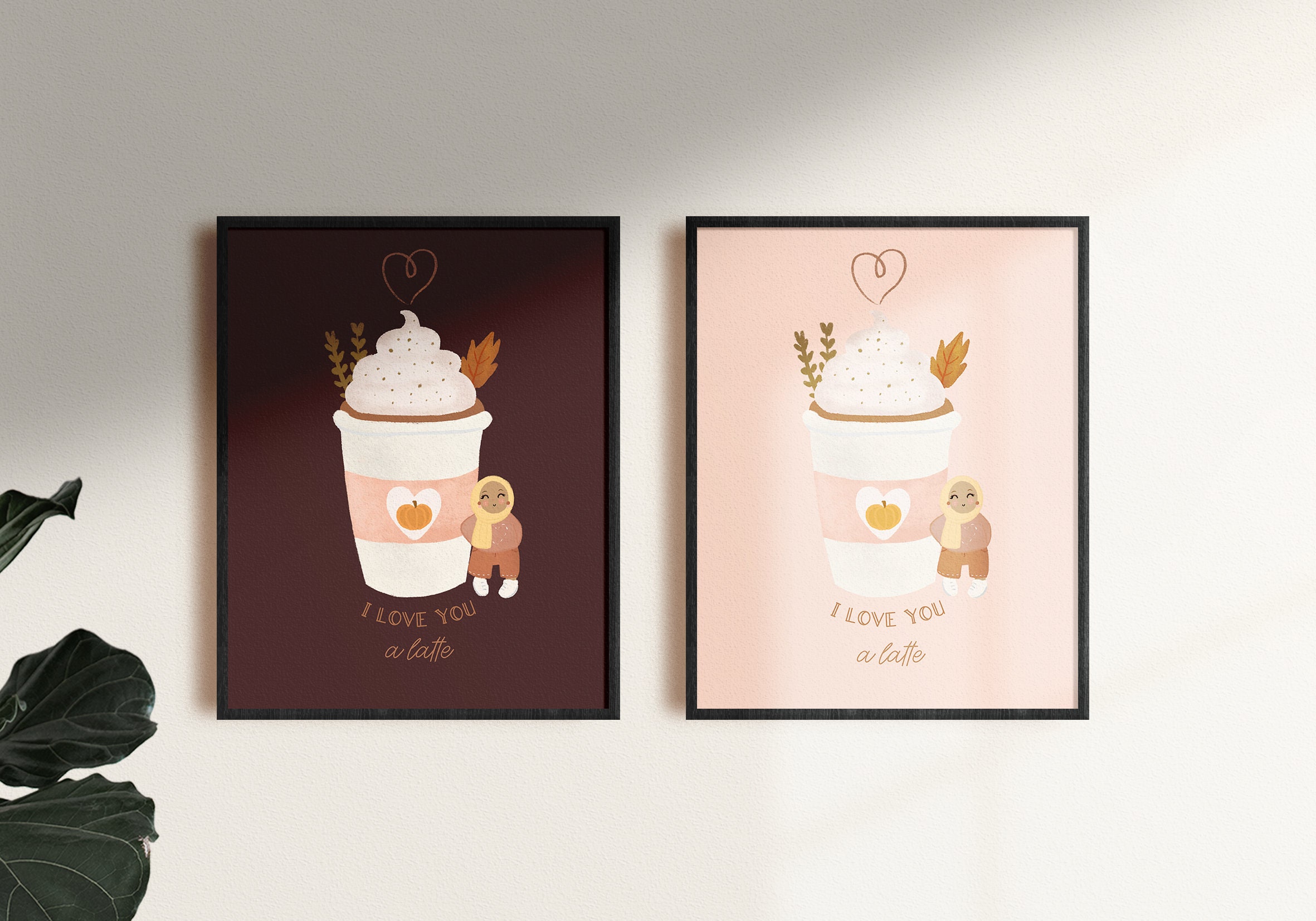 Digital Download I Love You A Latte 11x8.5 - Etsy