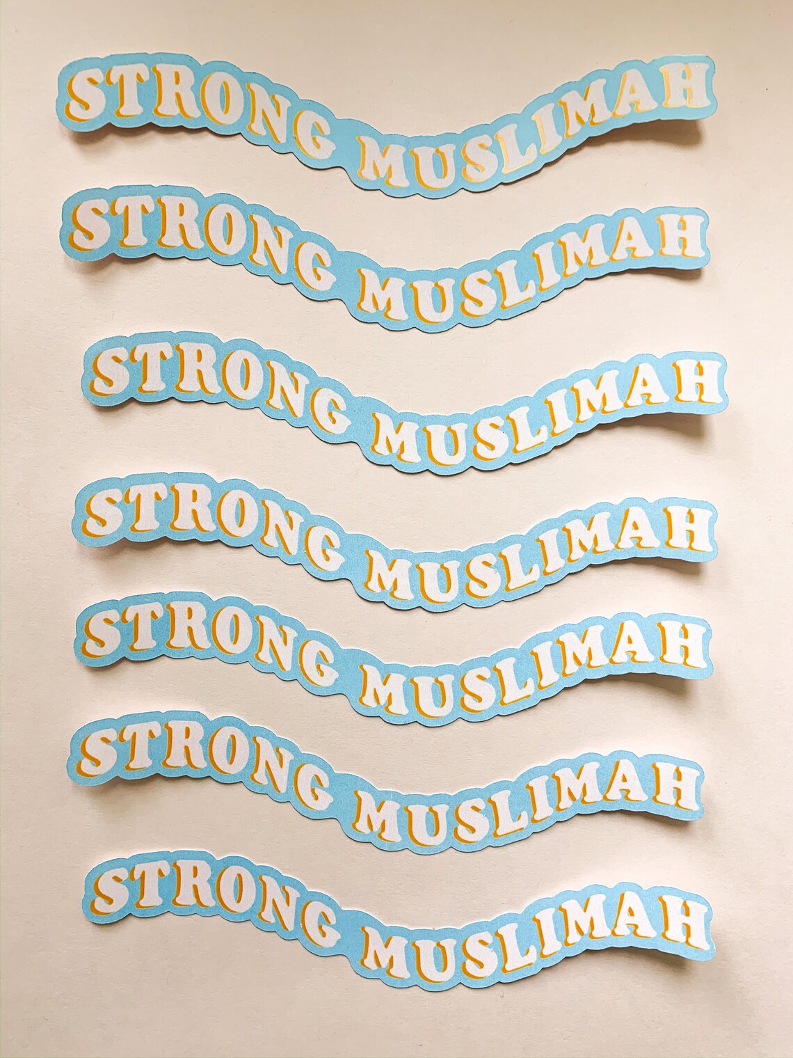 Strong Muslimah Stickercute hijabi stickercute muslim | Etsy