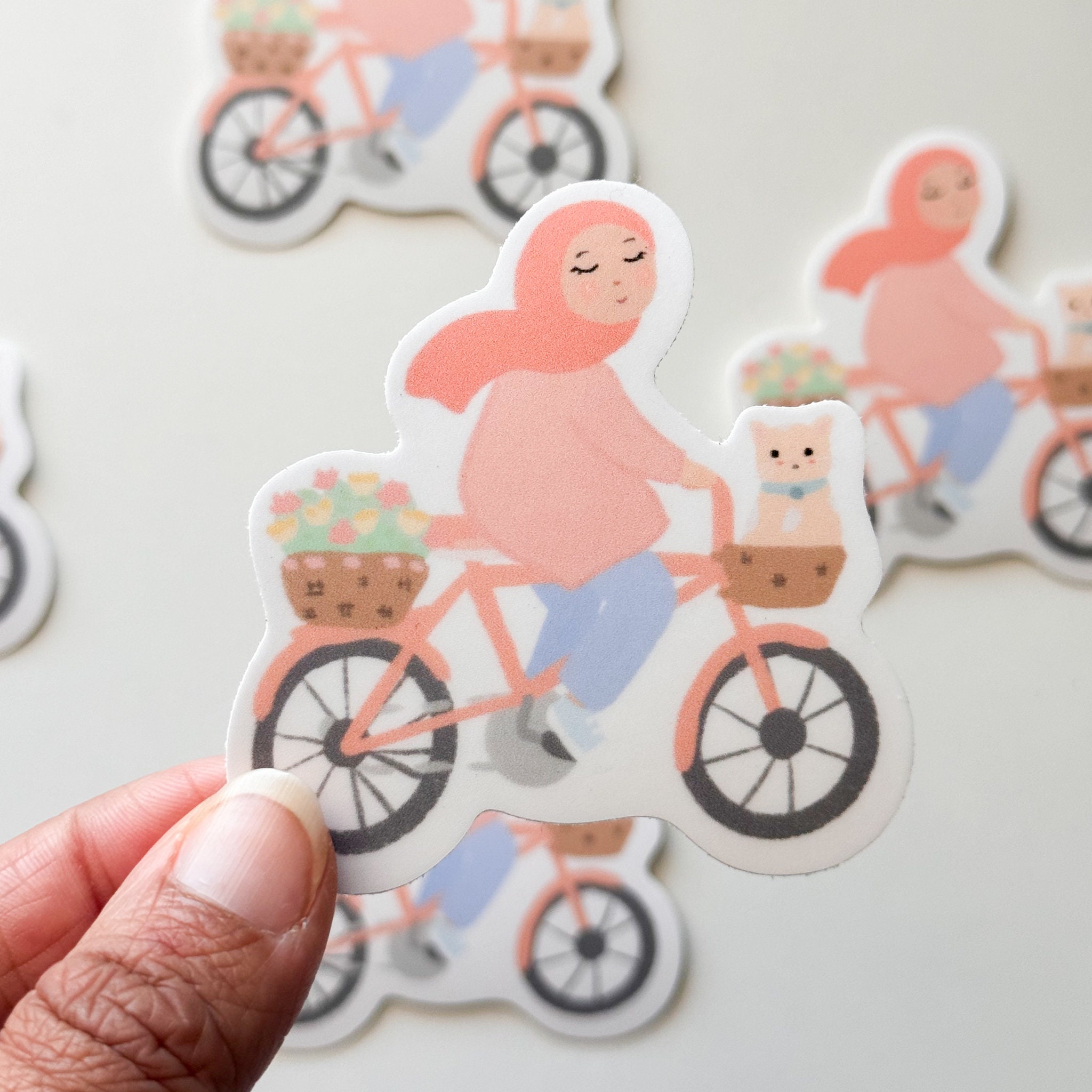 Sticker- Happy Hijab Day Vinyl Sticker Sticker,hijabi Sticker,cute ...