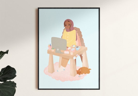 Print Study Sesh Art Print8x10 or 4x6 Mini | Etsy