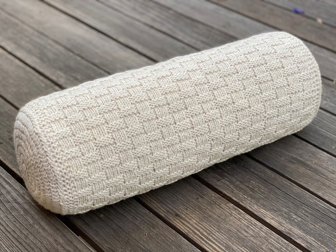 PDF Pattern - Knit/crochet Basketweave Neck Roll Pillow Pattern - Etsy