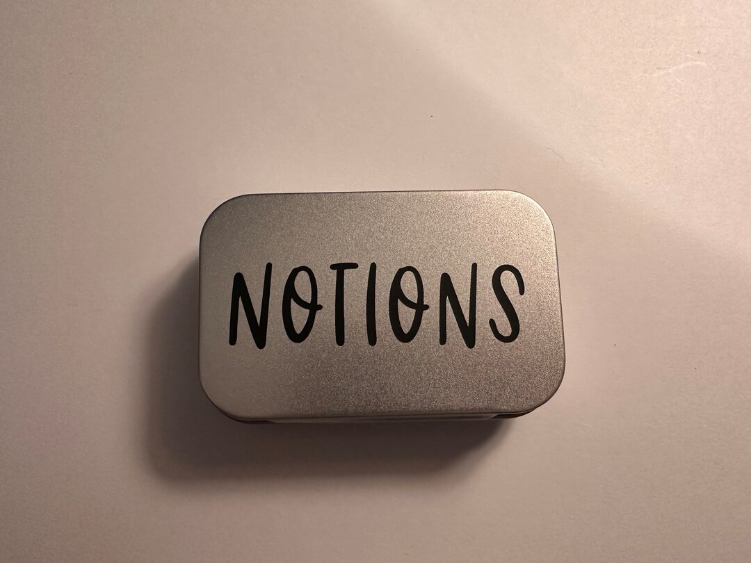 Personalized Notions Box: Craft Tool Storage (3.75"x2.45"x0.9") - Etsy