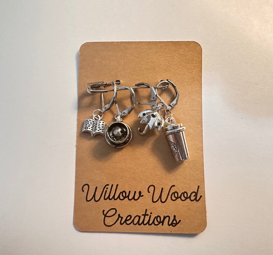 Rainy Day Stitch Markers - Etsy