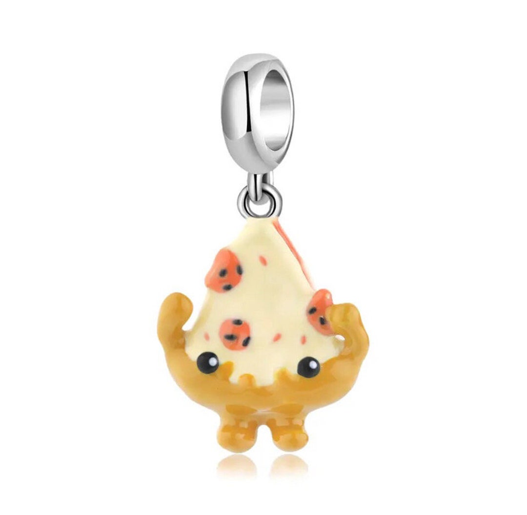 Creative Food Game Character Charm, Muscular Pizza Warrior Charm, 100% ...