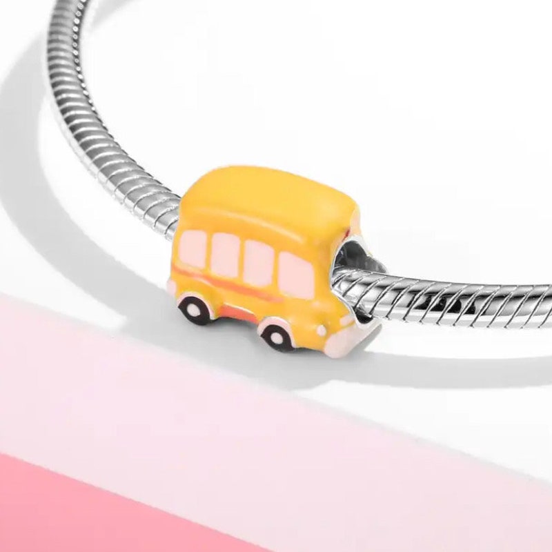School Bus Charm - Etsy
