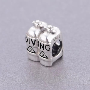 Scuba Diving Charm Serie, Diver Equipments Life Jacket Charms, 100% ...