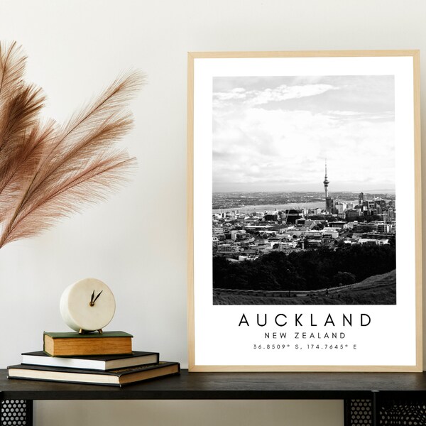 Auckland Travel Poster - Etsy