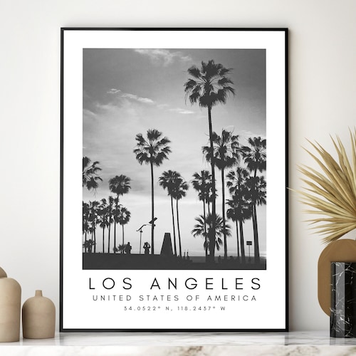 Los Angeles Print LA Poster Printable Wall Art Decor - Etsy