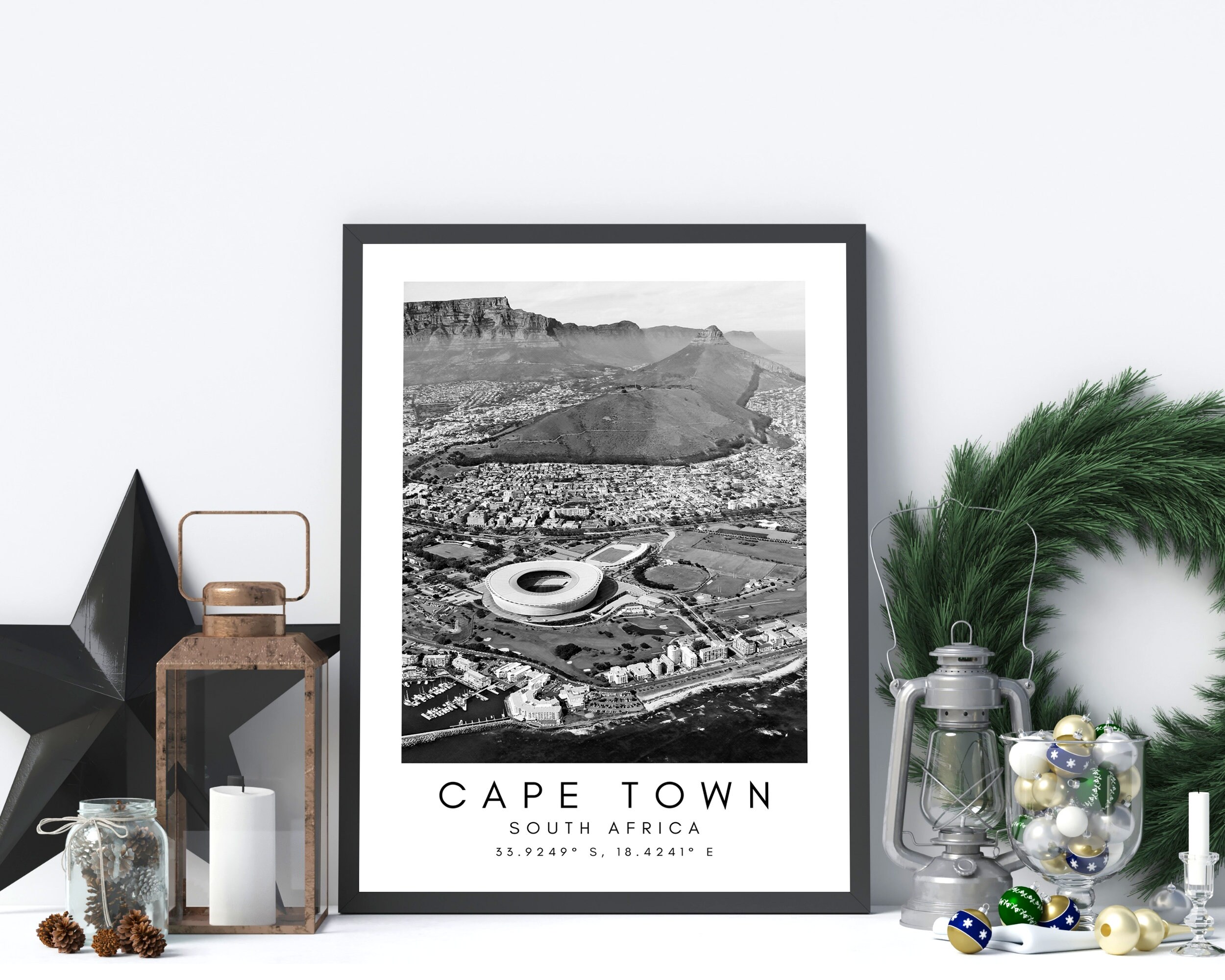 Cape Town Travel Print Cape Town Poster Unique Wallart - Etsy UK