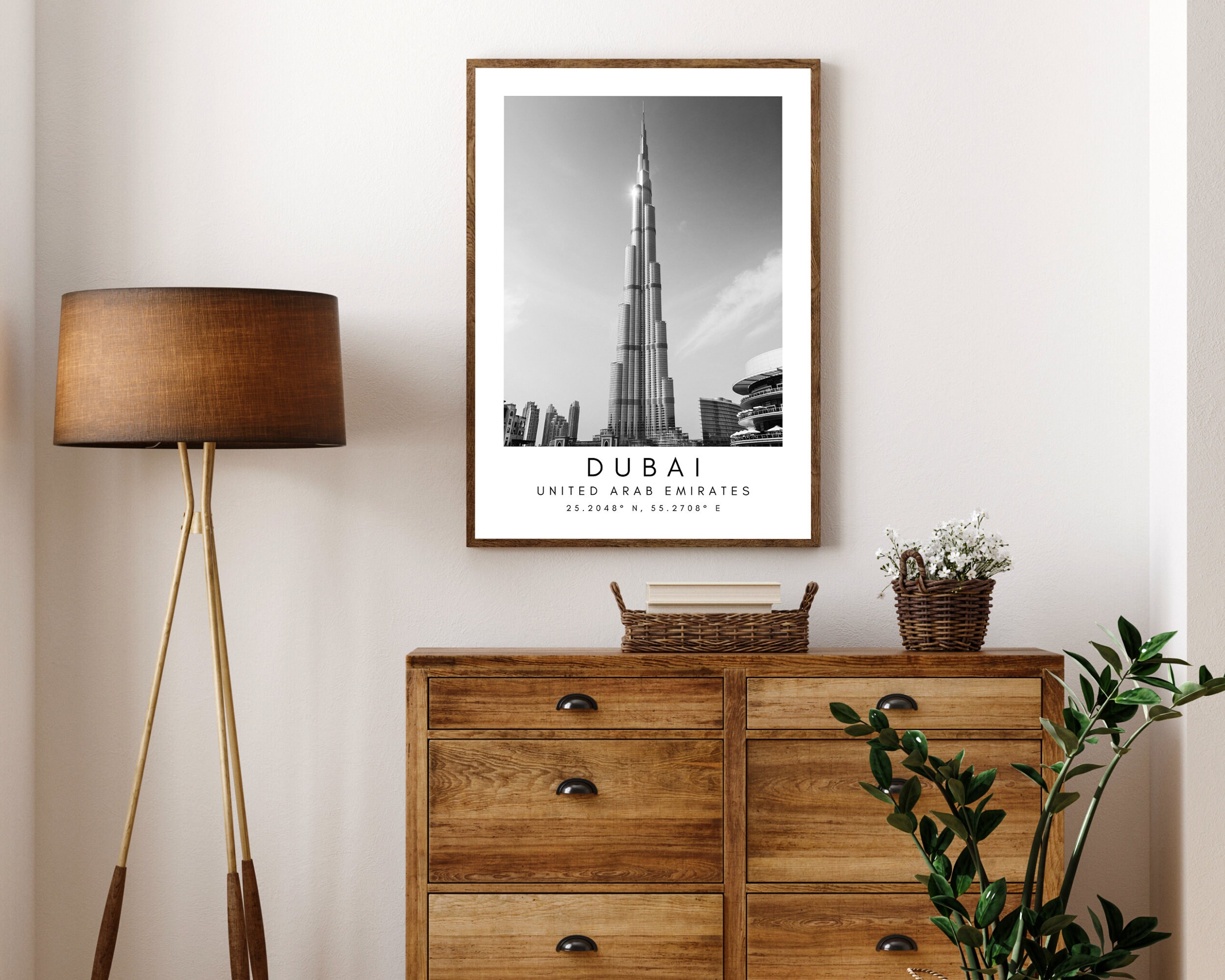 Dubai Travel Print Dubai Poster Unique Wallart Decor Dubai | Etsy