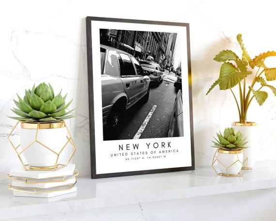 New York Print New York Poster Unique Wallart Decor New | Etsy