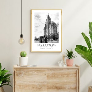 Liverpool Docks England Printable Wall Art - Liverpool Urban Art Print ...
