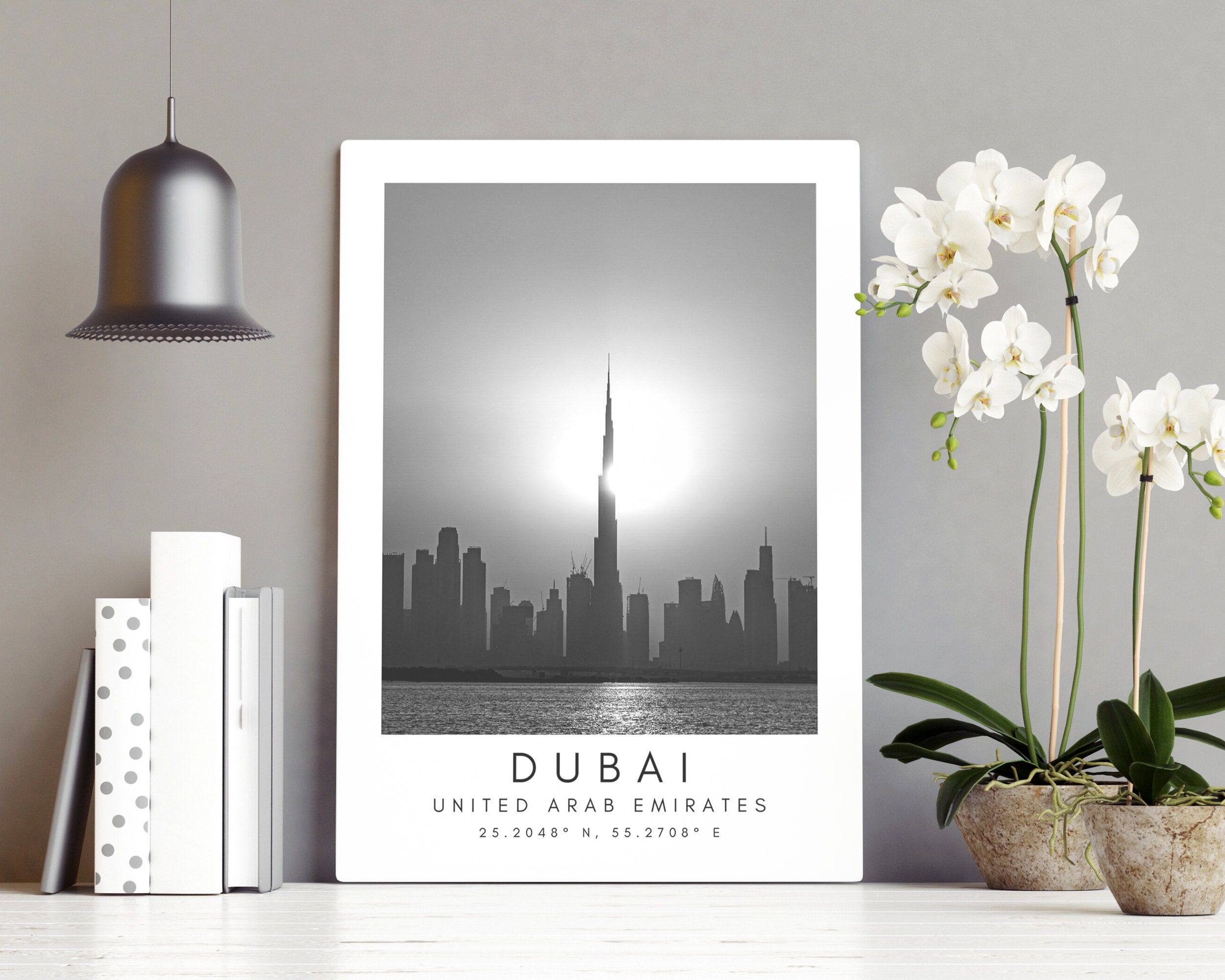 Dubai Travel Print Dubai Poster Unique Wallart Decor Dubai | Etsy