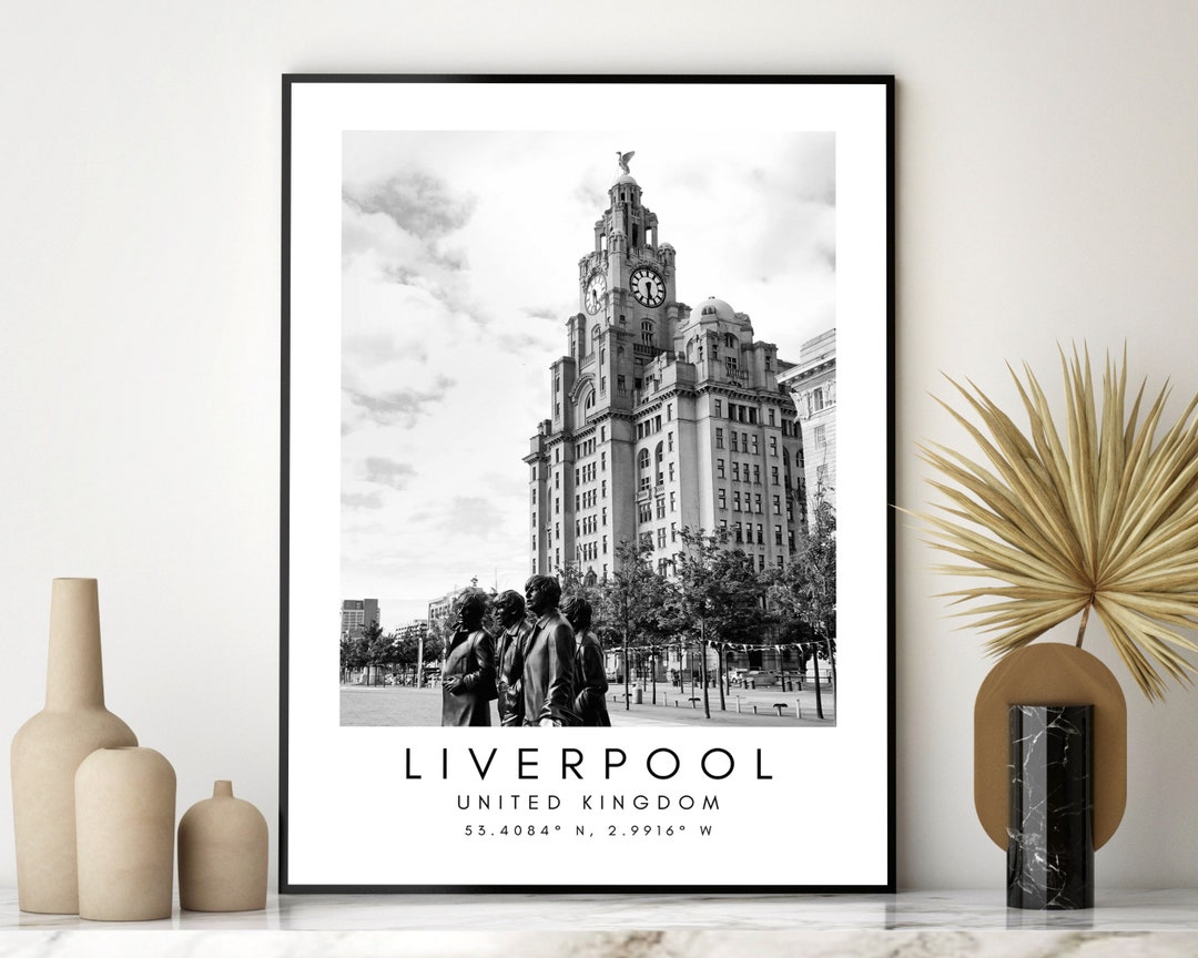 Liverpool Docks England Printable Wall Art - Liverpool Urban Art Print ...