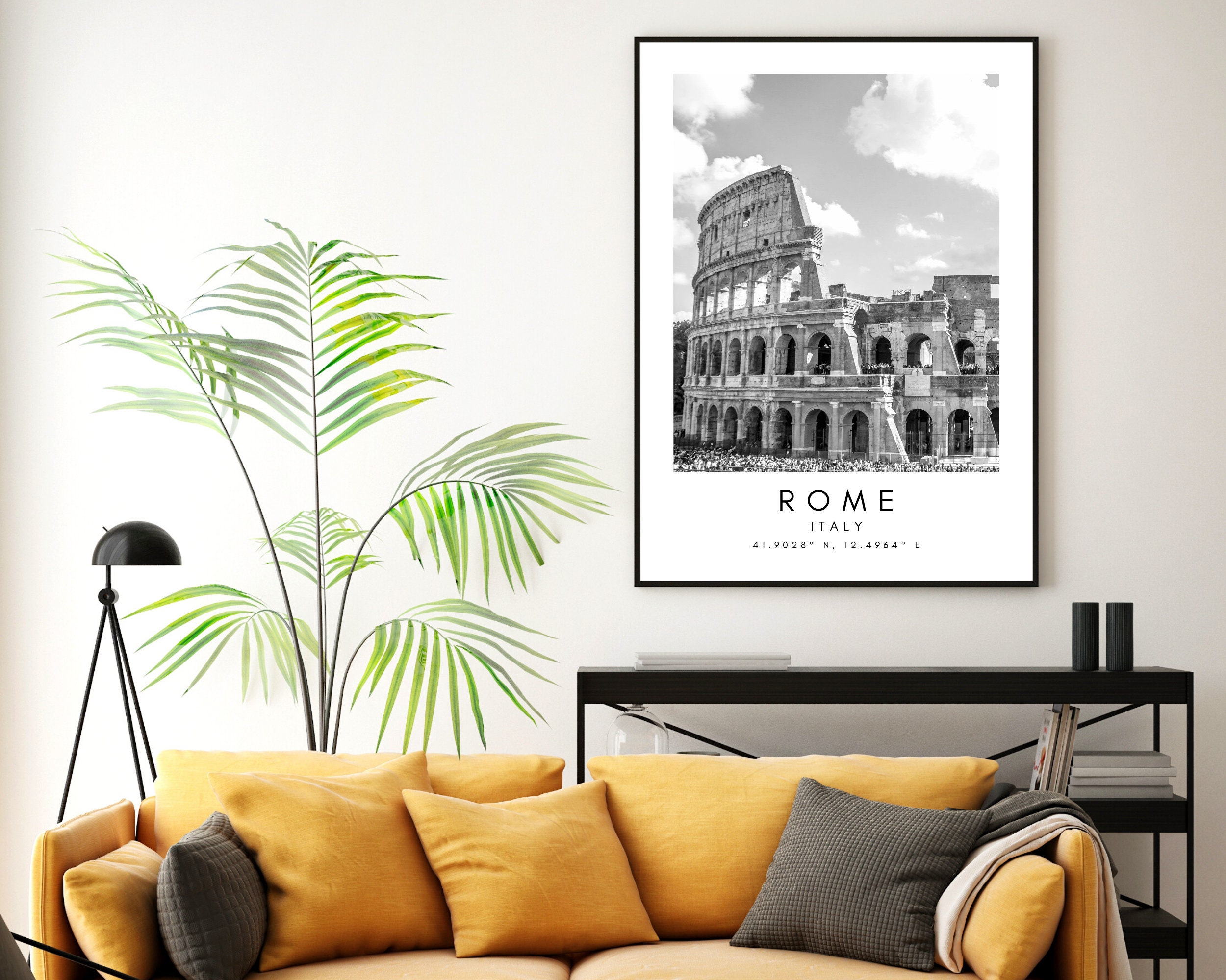 Rome Colosseum Print Rome Poster Unique Wallart Decor Rome - Etsy UK