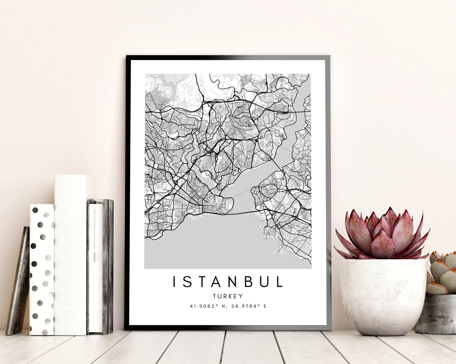 Istanbul Printable Wall Art Map City Map Art Print Turkey - Etsy