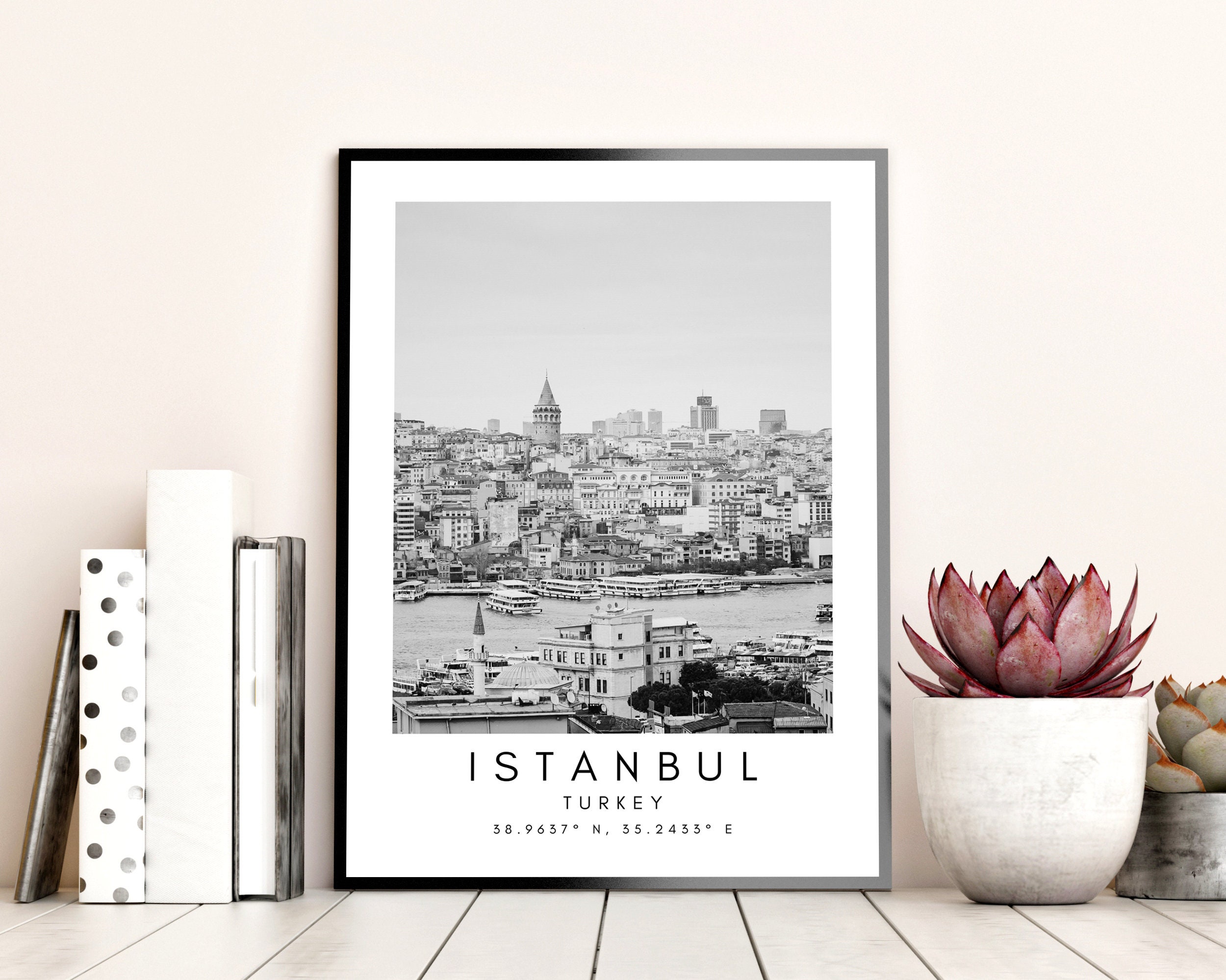 Istanbul Wall Art Print Istanbul Printable Art Print | Etsy