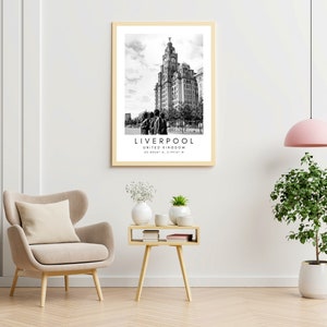 Liverpool Docks England Printable Wall Art - Liverpool Urban Art Print ...