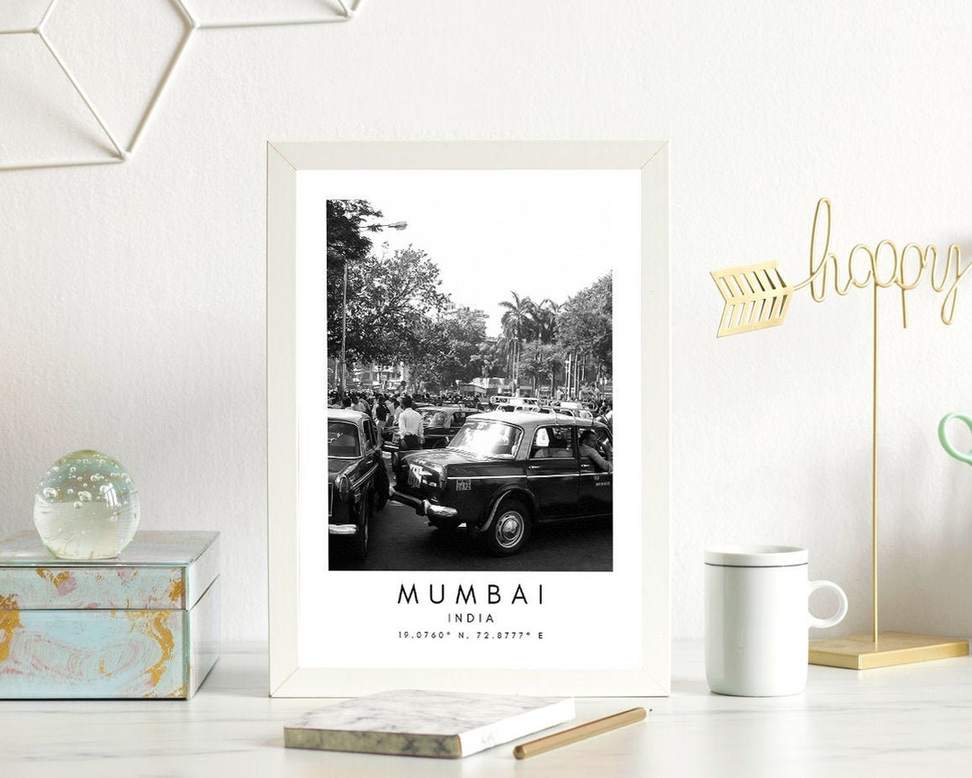 Mumbai India - Mumbai Print - India Poster - Mumbai Printable - India ...