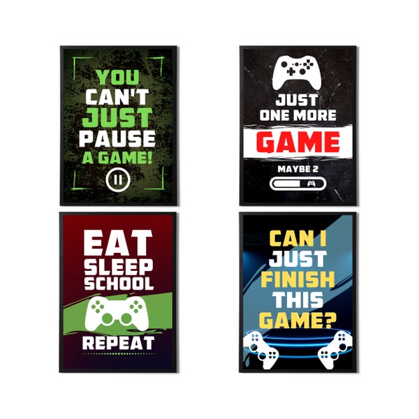 Gaming Posters - Etsy UK