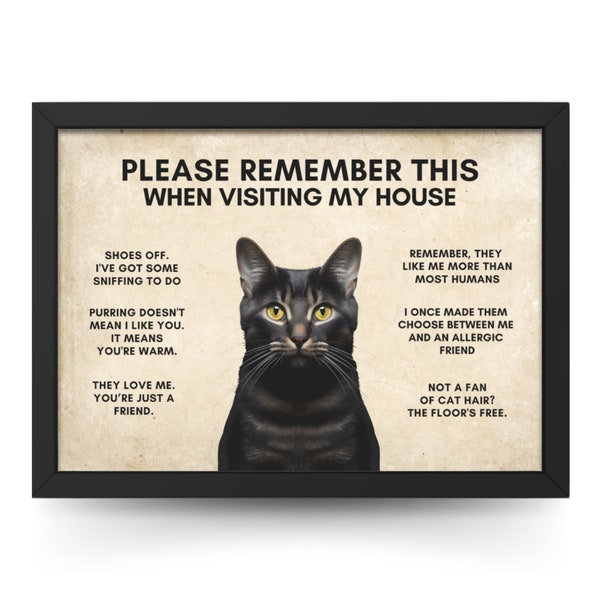 Cat Poster - Etsy UK
