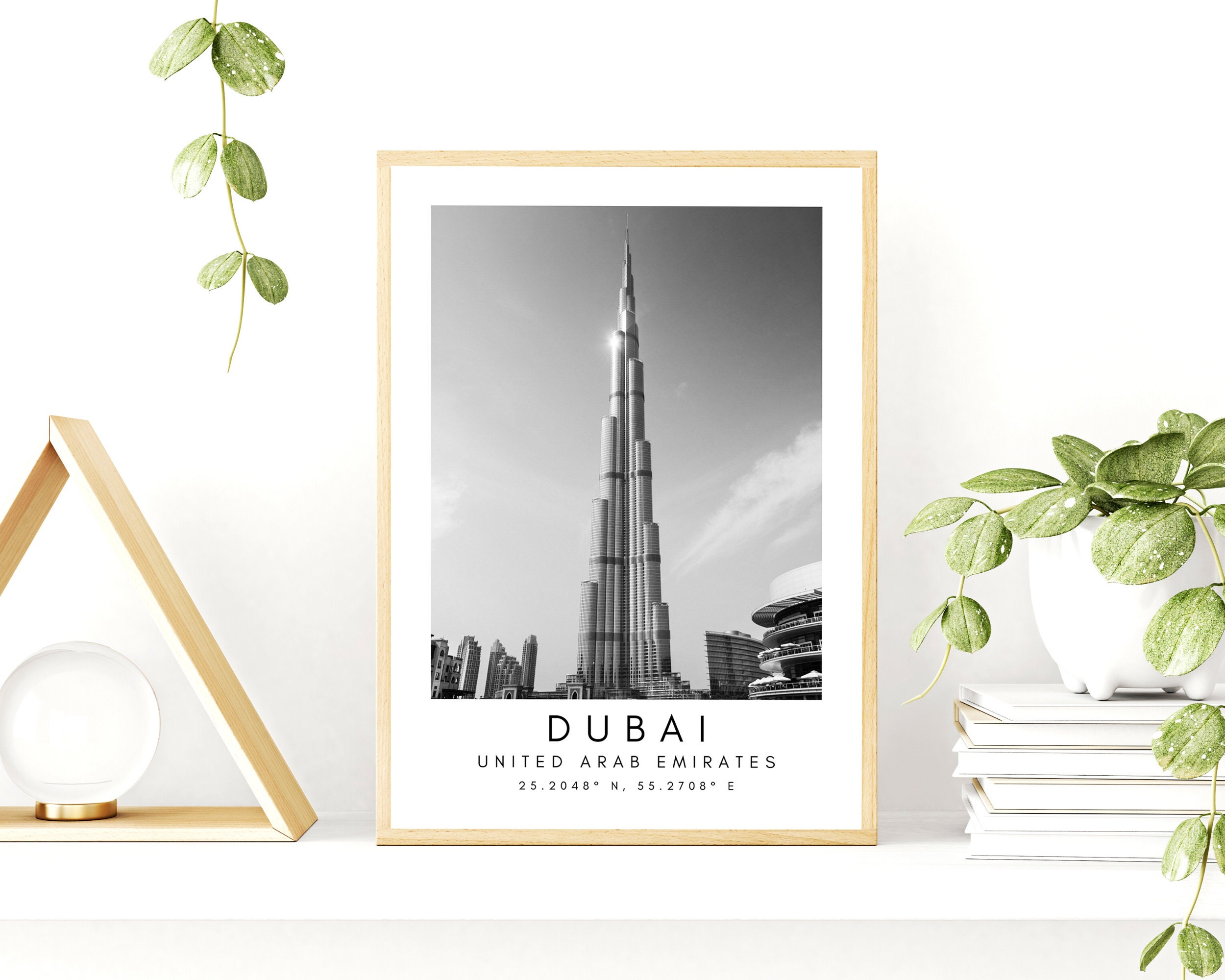 Dubai Travel Print Dubai Poster Unique Wallart Decor Dubai | Etsy