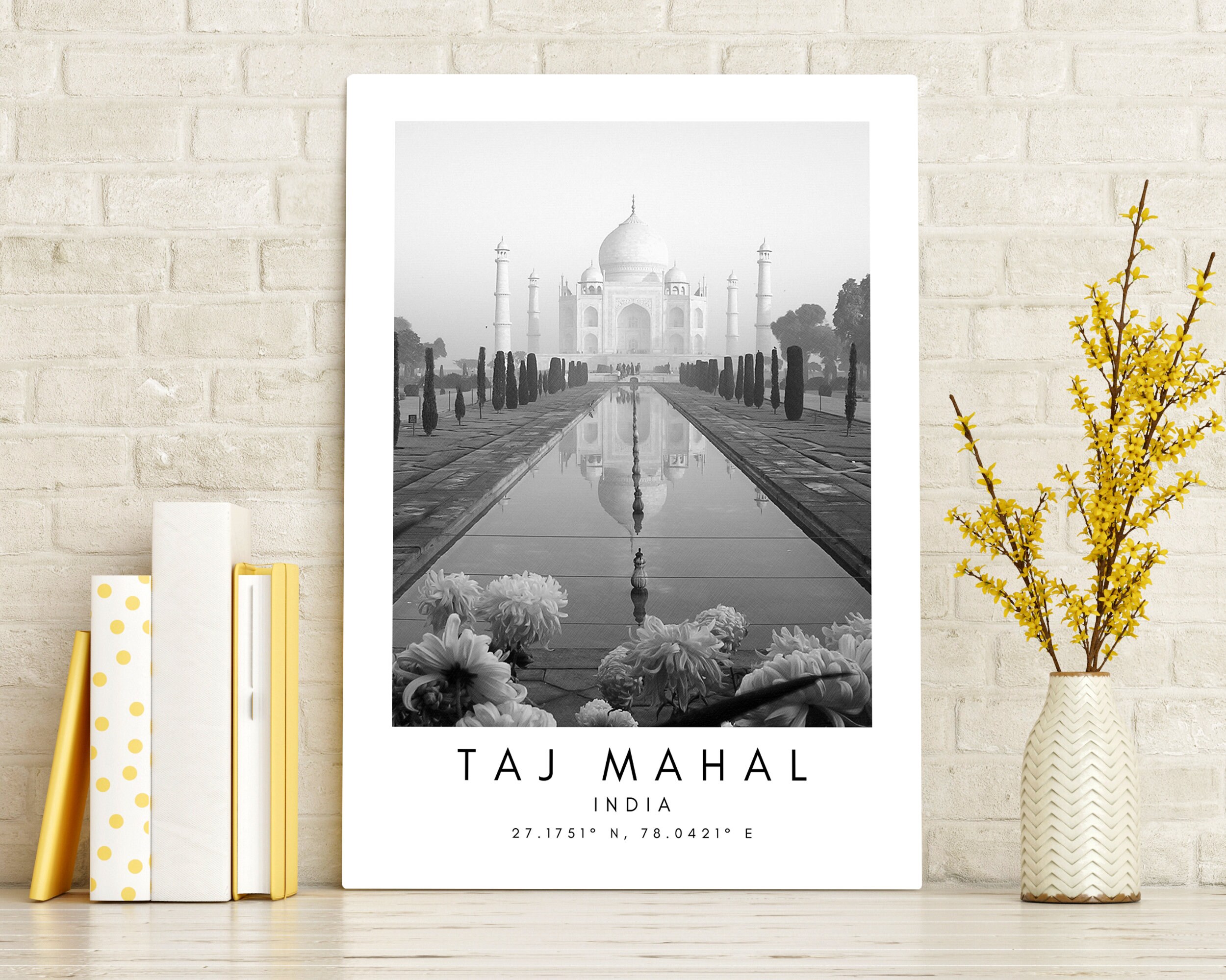 Taj Mahal Instant Print Art Taj Mahal Printable Art Work - Etsy UK